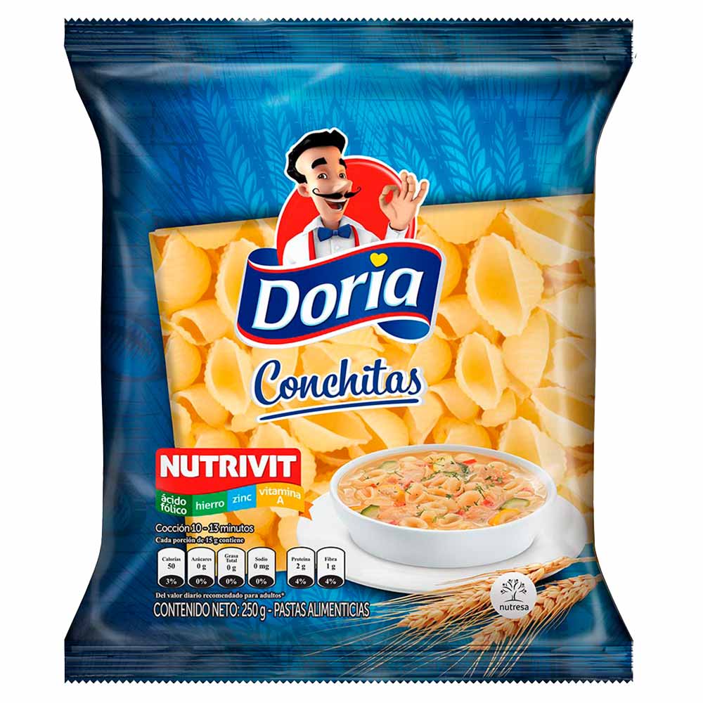 Pasta Clásica Conchita Doria x 250 g - Tiendas Metro Colombia