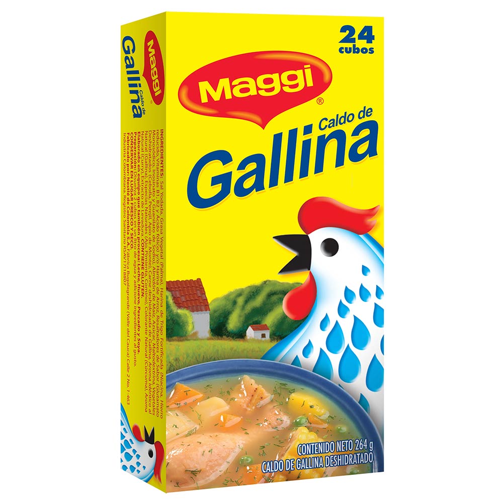 Caldo de Gallina Deshidratado Maggi x 24 cubos x 264 g - Tiendas Metro ...