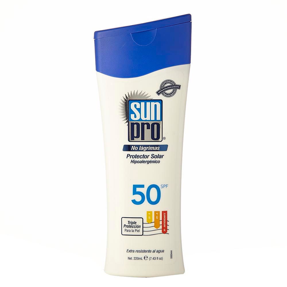 Protector solar Sun Pro lagrimas spf 50 x 220ml - Tiendas Metro Colombia