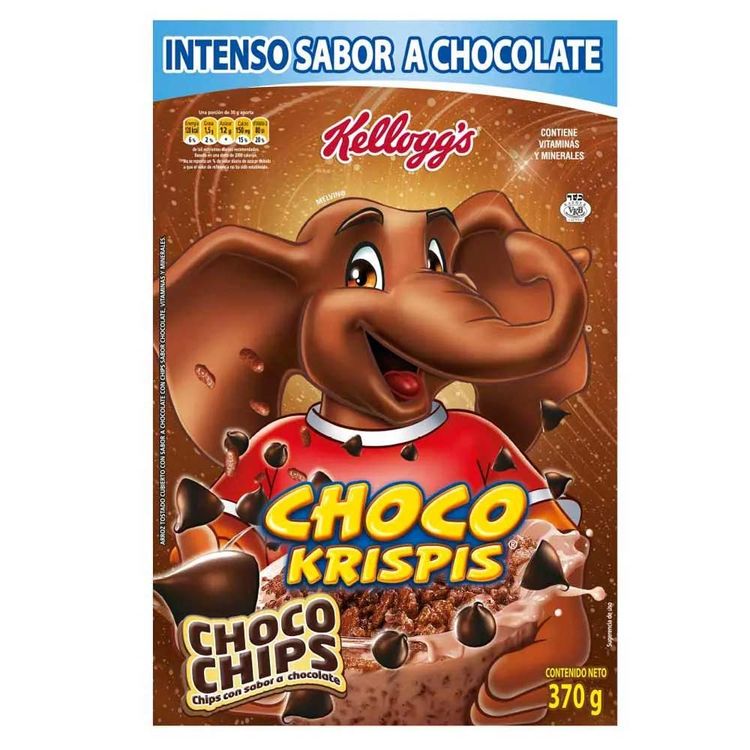 Cereal Choco Krispis choco chips x 370 g - Tiendas Metro Colombia