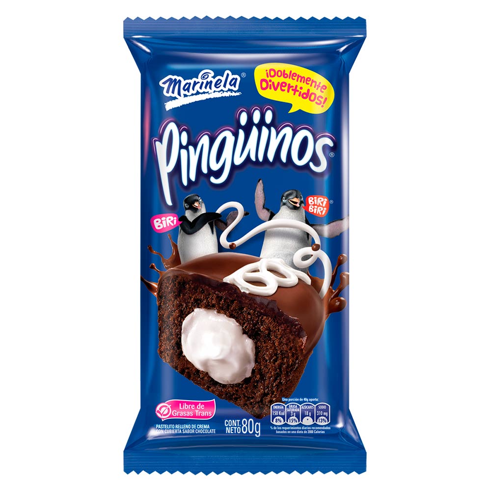 Pingüinos Marinela 2 Und x 80 g - Tiendas Metro Colombia