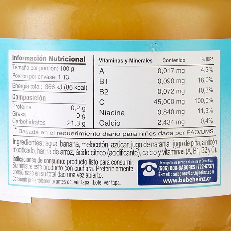 Compota frutas tropicales Heinz x 113 g-tiendasjumbo.co - Tiendas Metro ...