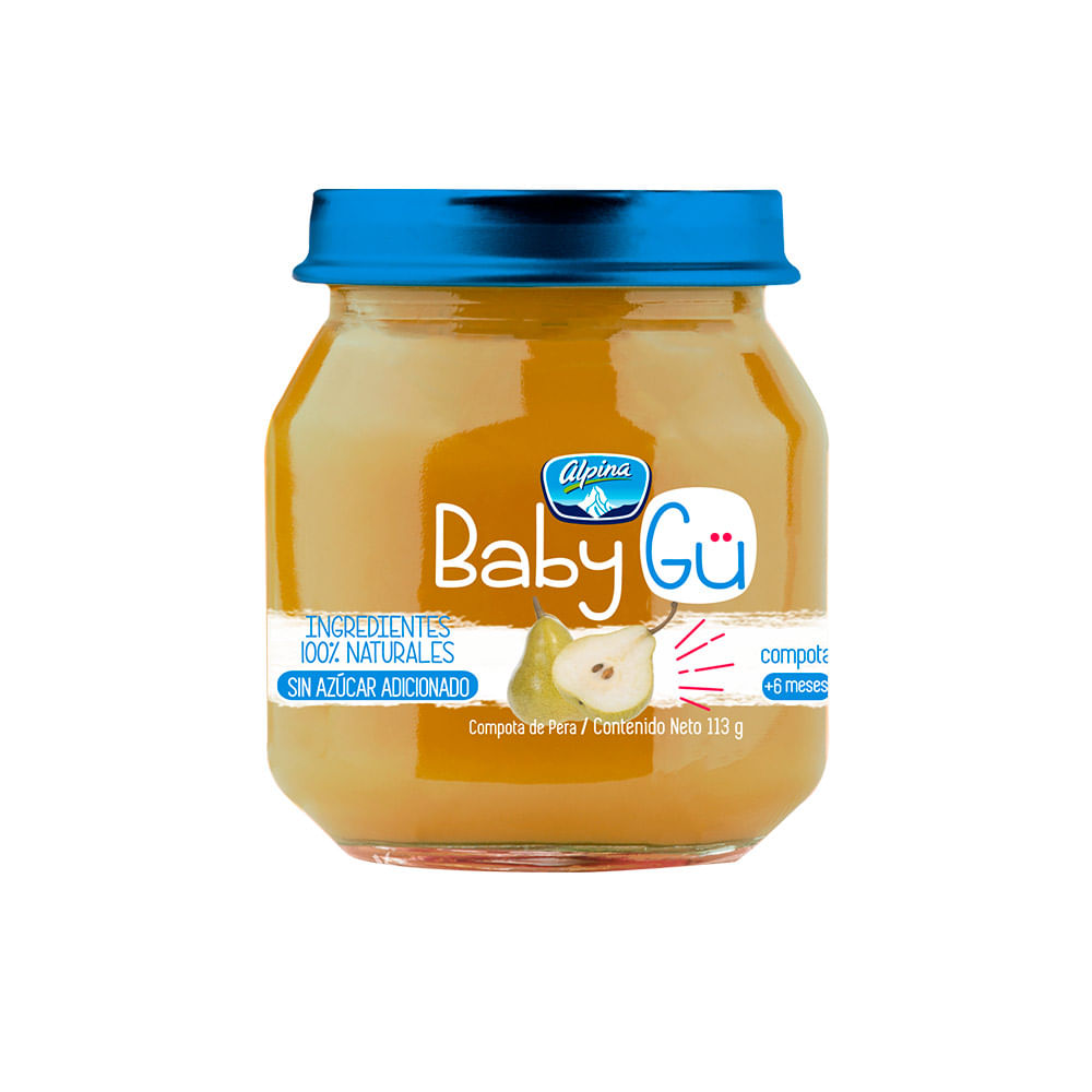 Compota Babygu pera x 113gr - Tiendas Metro Colombia