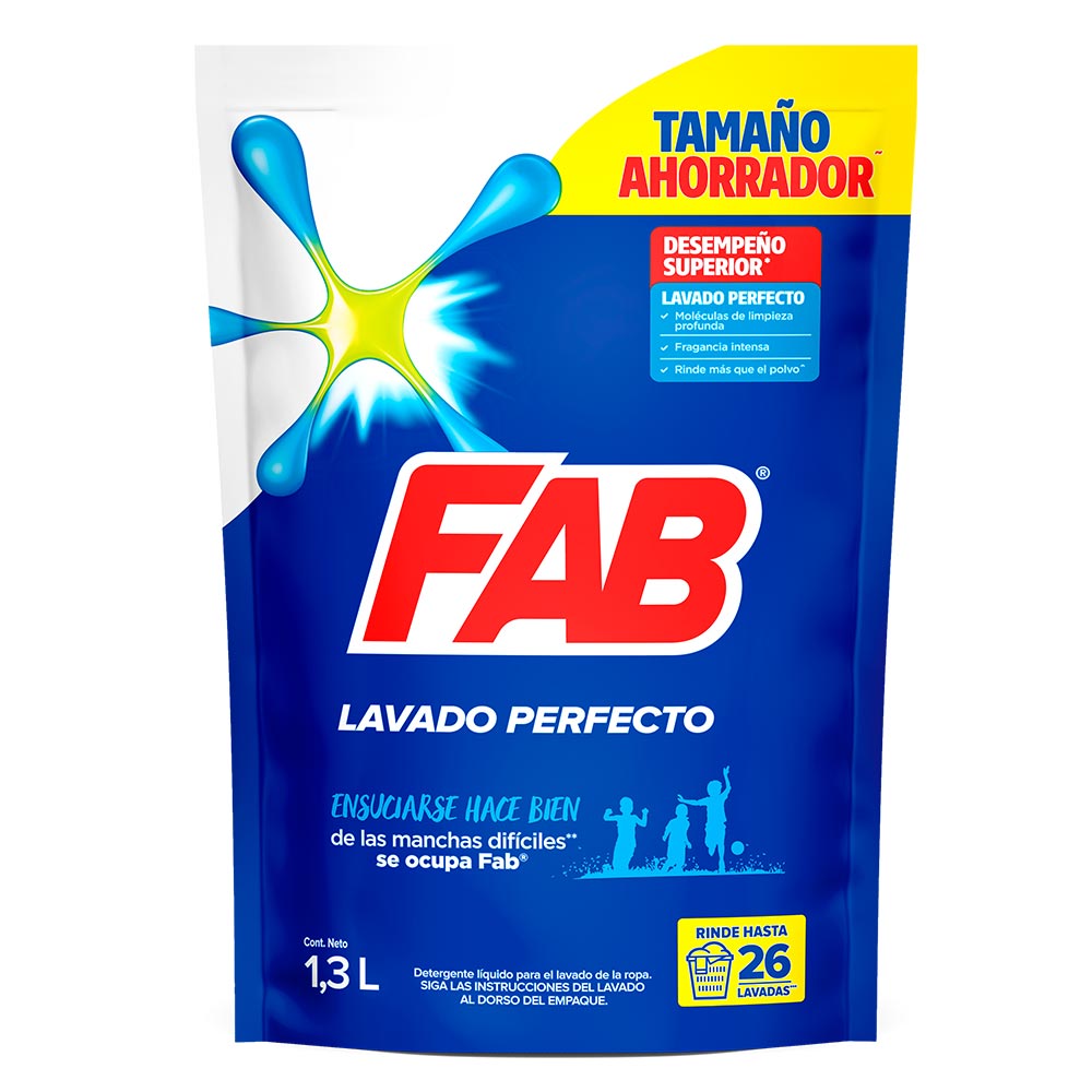 Detergente Fab liquido x1,3L - Tiendas Metro Colombia